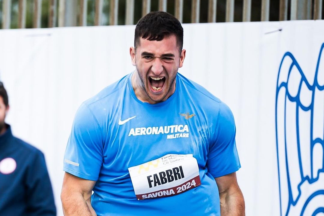 Fabbri stabilisce un nuovo primato italiano nel lancio del peso